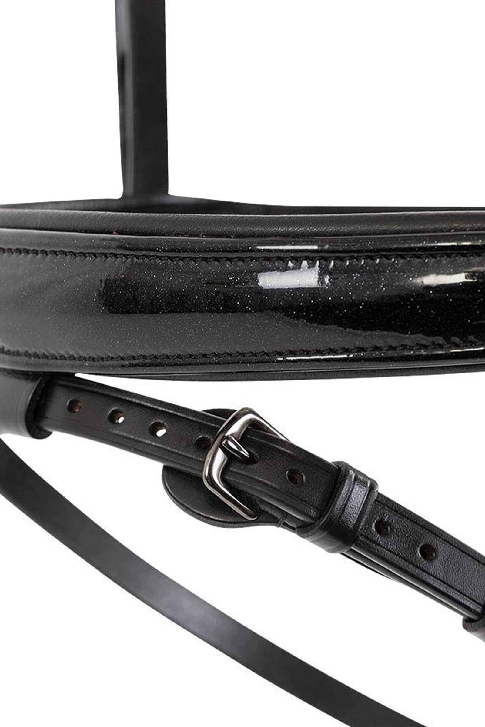 ANKY Bridle Metallic Patent Leather Black C – horze