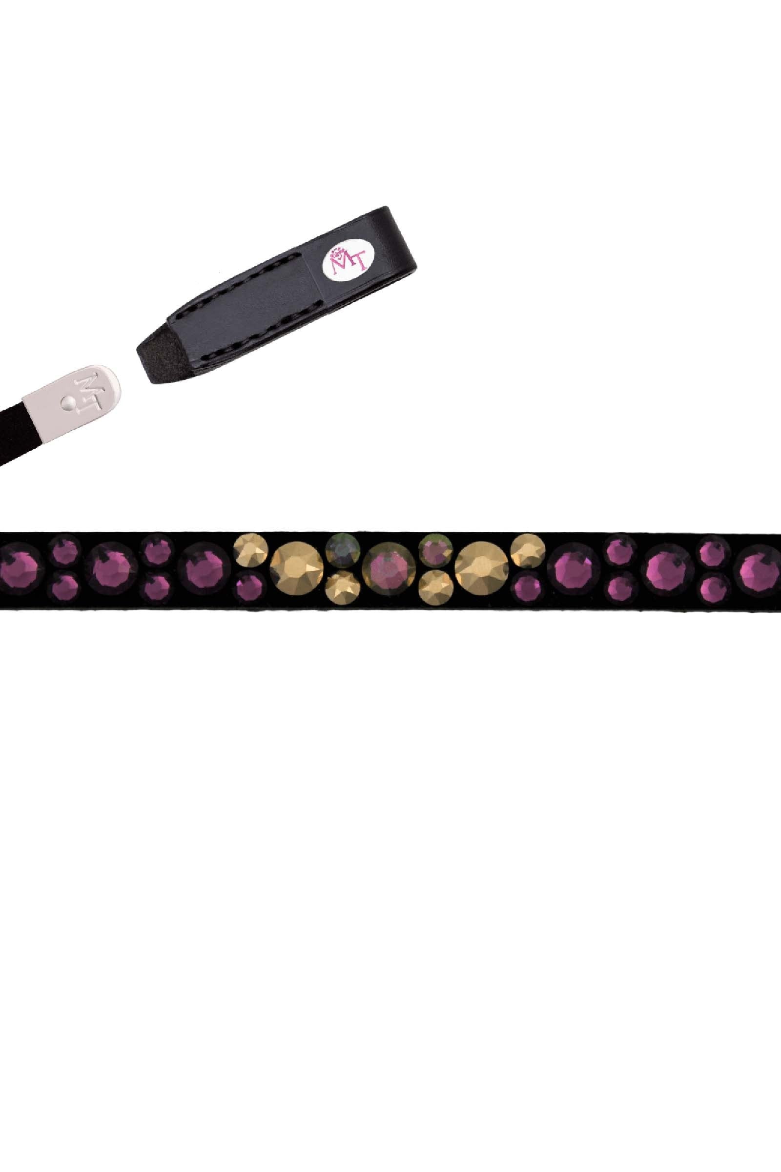 Magic Tack Frontalino classico Deep Berry Bling Dark Berry Red P – horze